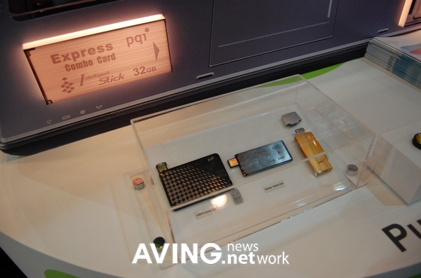 PQI to display its 32GB PCI-Express Combo Card and 64GB e-SATA Combo Card