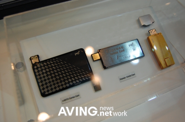 PQI to display its 32GB PCI-Express Combo Card and 64GB e-SATA Combo Card