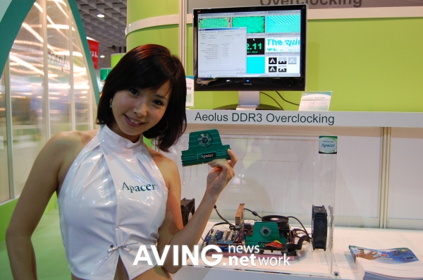Apacer to showcase its new Aeolus DDR3 overclocking DRAM modules