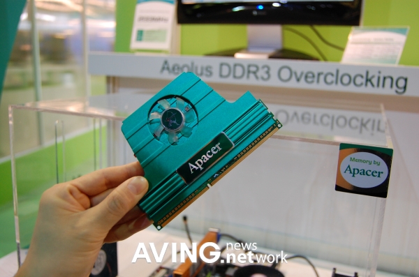 Apacer to showcase its new Aeolus DDR3 overclocking DRAM modules