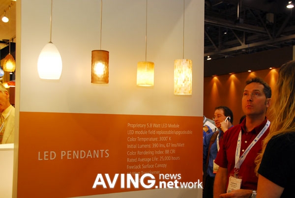 Tech Lighting to display its LED pendants