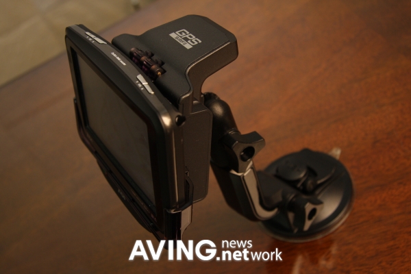 A slim navigation PMP device 'Tvus HM960' from Homecast