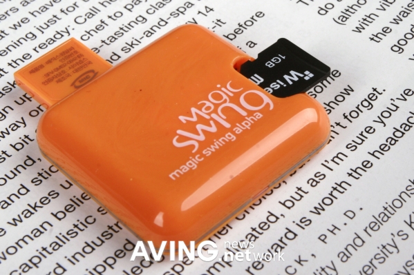 A swing-type USB micro SD card reader for 3G phone