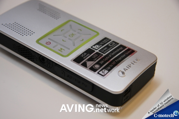 AIPTEK's mini-projector 'V10' to project image up to 50-inch screen