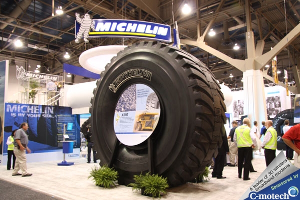 Michelin to showcase XDR tire featuring a tread design