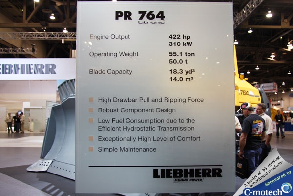 Liebherr to display its hydrostatic crawler tractor 'PR764'