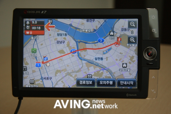 Thinkware's 2nd-gen 3D navigation 'iNAVI K7' – Detailed Image