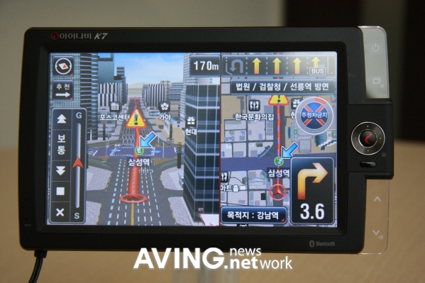 Thinkware's 2nd-gen 3D navigation 'iNAVI K7' – Detailed Image