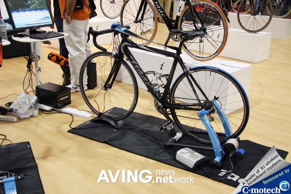 Tacx to demonstrate its training program for cyclist 'Fortius VR software'