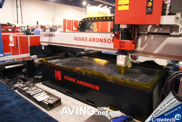 Koike Aronson to exhibit its laser-cutting machine 'Lasertex-3540'