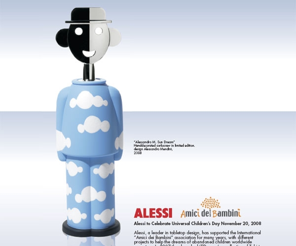 Alessi to celebrate Universal Children's Day November 20, 2008