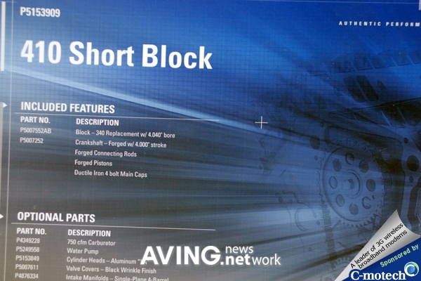 [Visual News] MoPar 410 Short Block