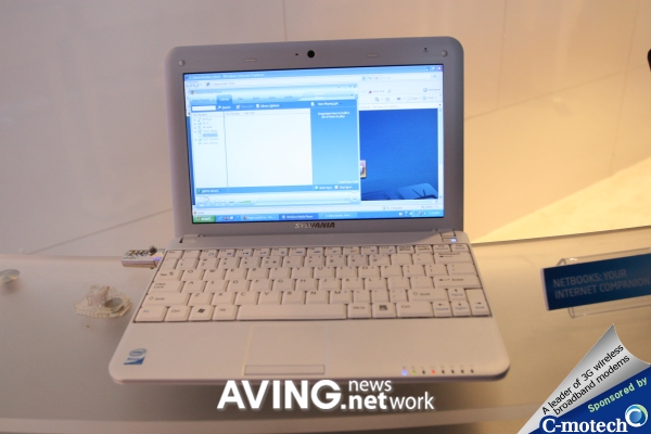 Sylvania to display its Atom-based 8.9-inch netbook