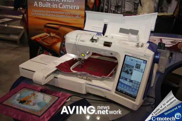 Brother's state-of-the-art digital sewing machine 'Quattro 6000D'