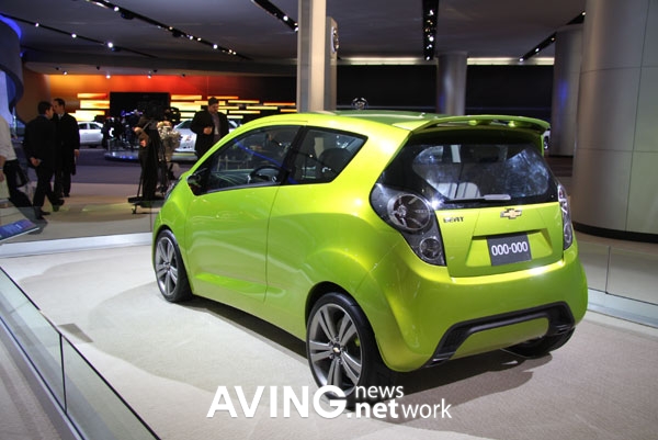 GM to showcase its four-door mini car 'Chevrolet Spark'