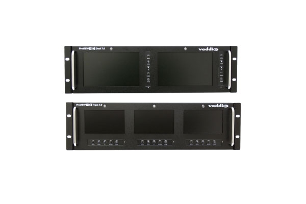 Vaddio to debut its new PreVIEW HD dual and triple LCD rack mount monitors