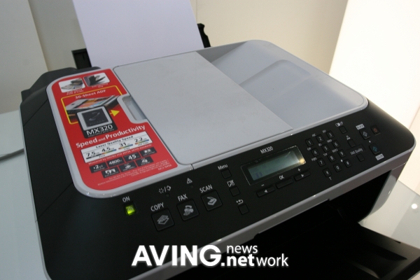 Canon's new range of PIXMA all-in-one printer 'MX320'