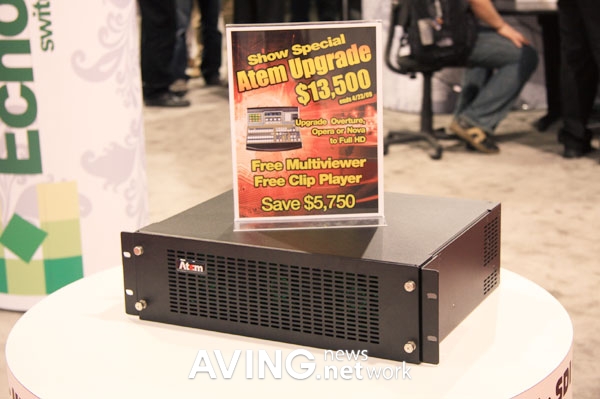 Echolab to unwrap its 1M/E 3Gbps 1080p/60 production switcher 'Atem'