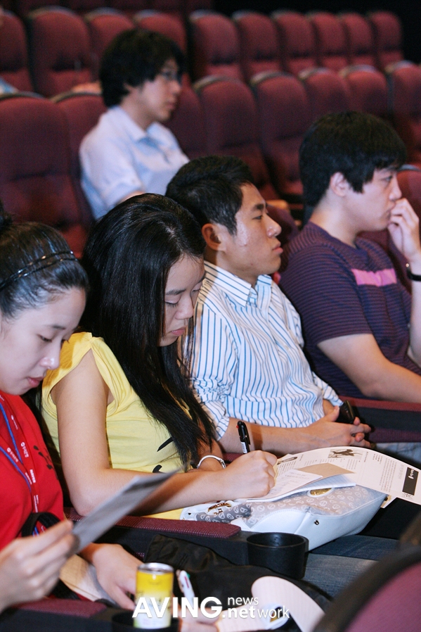 Action choreographer Xiong Xin Xin holds a master class at Chungmuro ...