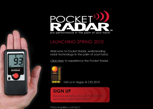 Pocket Radar, the World's Only Pocket-Sized Personal Speed Radar Set to ...