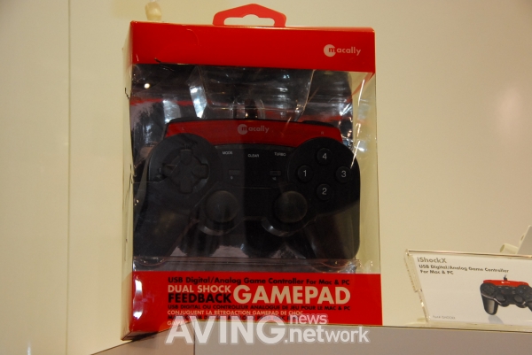 Macally to exhibit its USB game controller for Mac & PC 'iShockX'