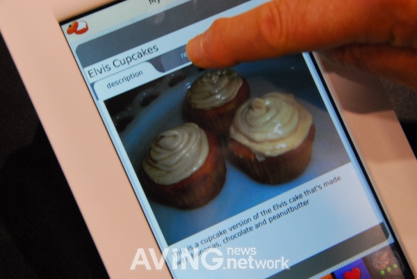 Demy to showcase its touchscreen, kitchen-safe digital recipe reader