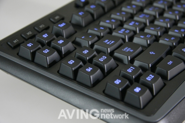 Logitech's gaming keyboard 'G110' with customizable backlighting colors