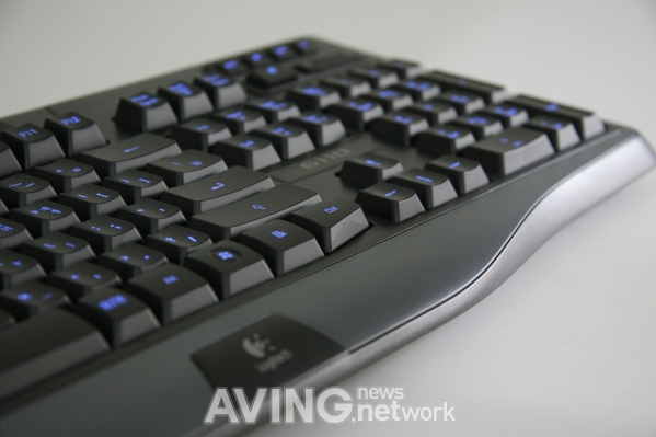 Logitech's gaming keyboard 'G110' with customizable backlighting colors