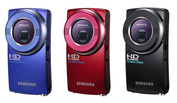 Samsung to display its two new ultra-compact camcorders with 3X zoom