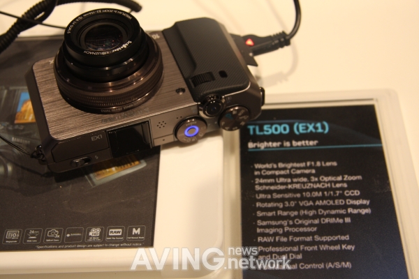 Samsung to unveil its high-end compact digital camera 'TL500'