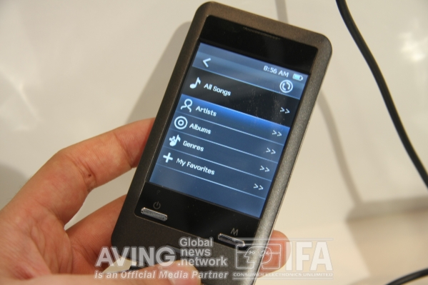 [IFA2010] Photo news - COBY, MP3 player 'MP828'