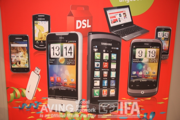[IFA 2010] Vodafone, sells cellular phones at the booth field