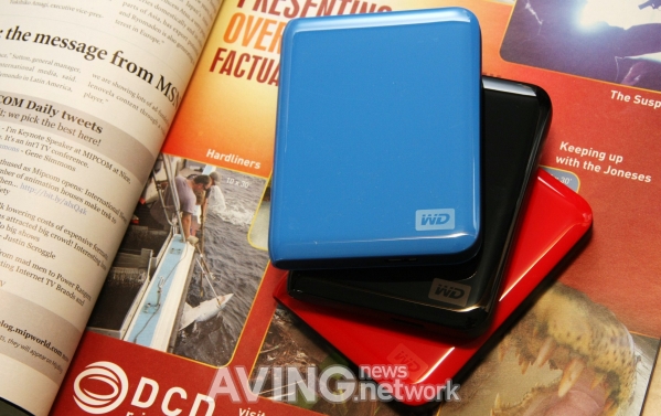'My Passport USB 3.0' of Western Digital, the Colorful USB 3.0 External ...