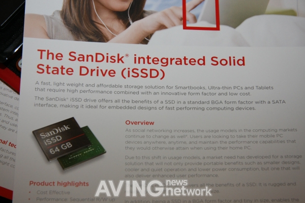 [CES Unveiled] SanDisk introduces world's smallest 64GB solid state drive