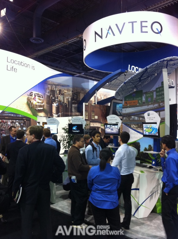 CES 2011, NAVTEQ, LVCC South hall, Jan 7