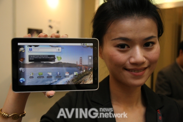 [CES2011] Anadem to introduce 7-inch Tablet PC 'F07' with MSM7227 Processor of Qualcomm