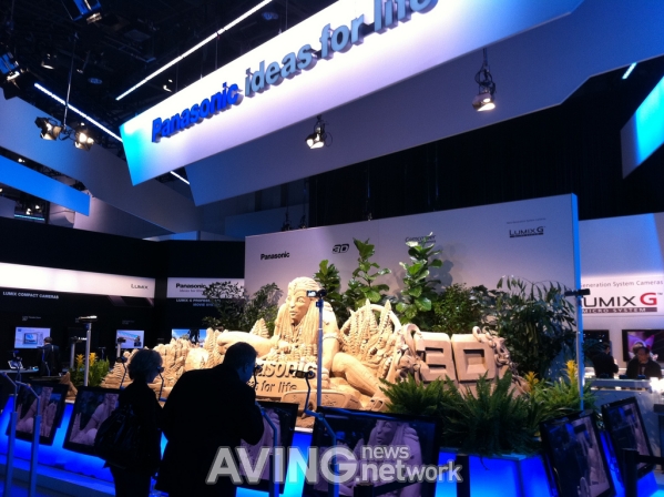 CES 2011, Panasonic Booth, Interior Design, LVCC, Jan 9