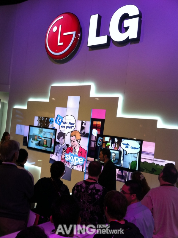 CES 2011, LG Booth, Interior Design, LVCC, Jan 9