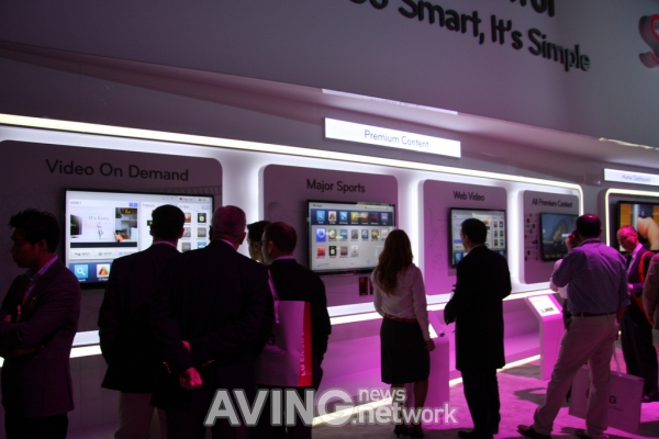 CES 2011, LG Booth Interior Design, Premium Contents, LVCC, Jan 9
