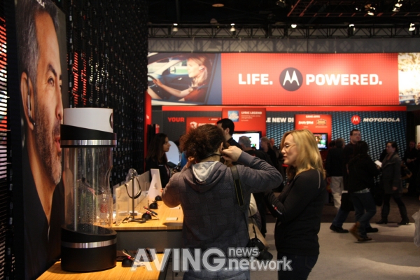 CES 2011, Motorola Booth Interior Design, LVCC, Jan 9
