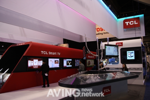 CES 2011,TCL Booth Interior Design, LVCC, Jan 9