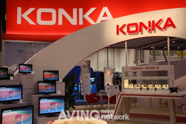 CES 2011, KONKA Booth Interior Design, LVCC, Jan 9