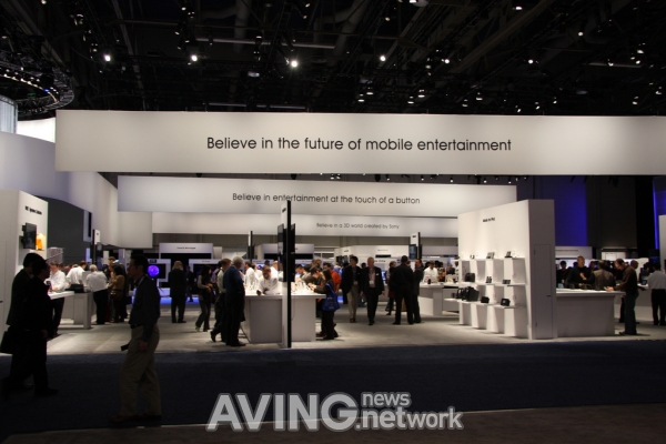 CES 2011, Sony Booth Interior Design, LVCC