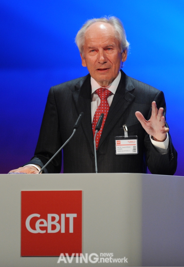 [CeBIT2011] Prof. Dr. August-Wilhelm Scheer, President of BITKOM at ...