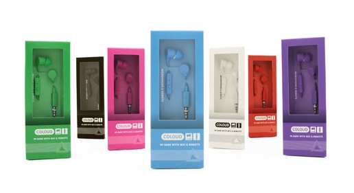 Coloud Colors In-Ear Headphones Now Available