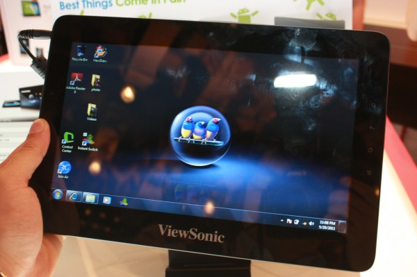 [Computex 2011] ‘ViewPad 10Pro’, Tablet by Viewsonic with Window 7 & Android all Together
