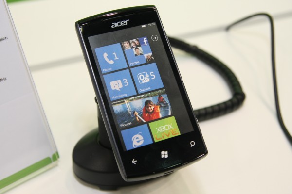[Computex 2011] Acer to Unveil ‘W4’, Smart Phone with Windows Phone 7 Mango
