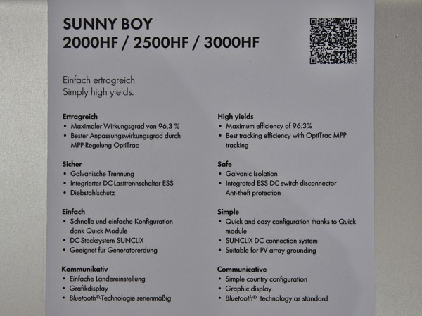 SMA to present its inverter 'Sunny Boy HF' at Intersolar Europe 2011