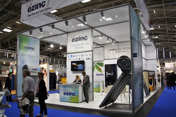 ezinc to Present its Solar Collector 'Superline XL'