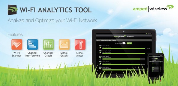 Amped Wireless launches the Wi-Fi Analytics Android App to help analyze and optimize Wi-Fi networks